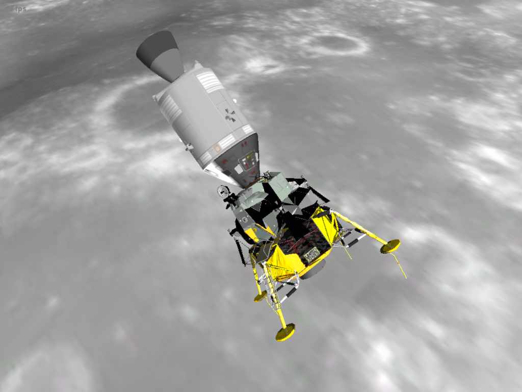 Eagle Lander 3D Orbital Flight